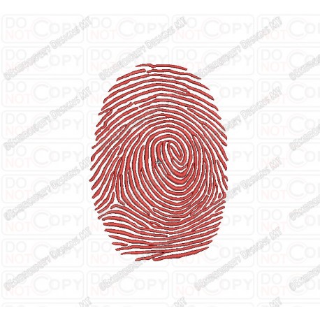 Fingerprint Embroidery Design in 2x2 3x3 4x4 and 5x5 Sizes - Pixels 2 ...